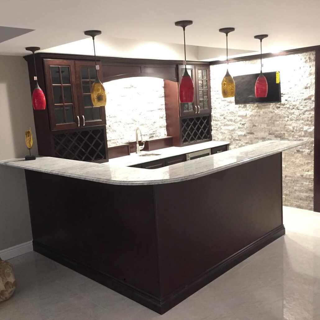 Finished Basement Project in East Brunswick, NJ